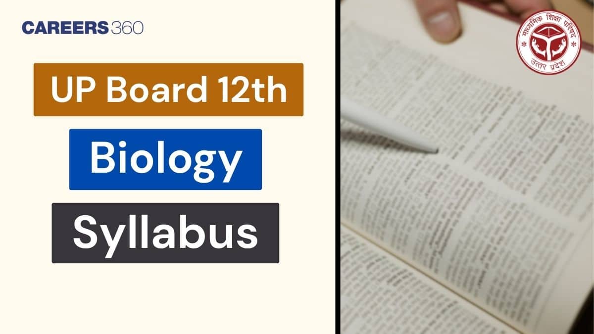 UP Board Class 12 Biology Syllabus 2026 – Download PDF, Marks & Exam ...