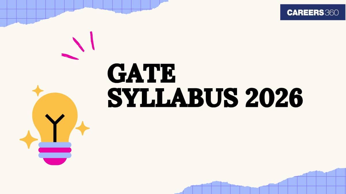GATE Syllabus 2026 CSE, ECE, EEE, ME, CE (Out) - Download All Subject PDFs