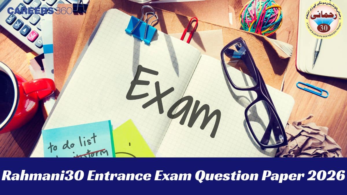 Rahmani30 Entrance Exam Question Paper 2026 with Answer Key PDF