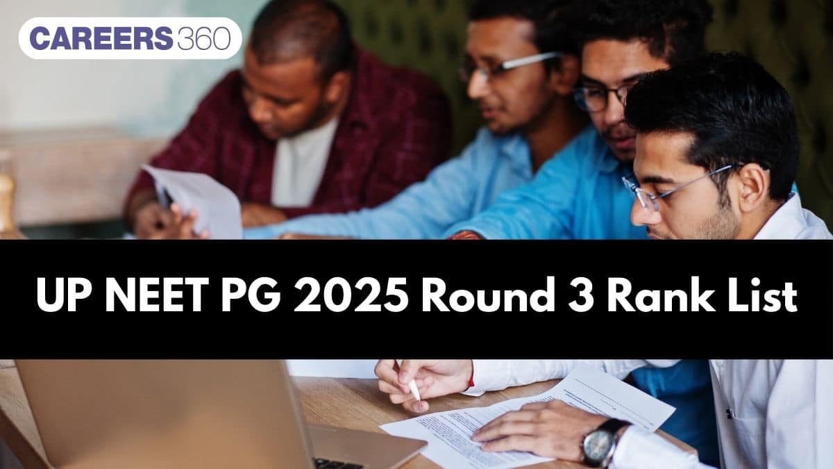 UP NEET PG 2025 Round 3 Rank List (Out) - Direct PDF Download Link