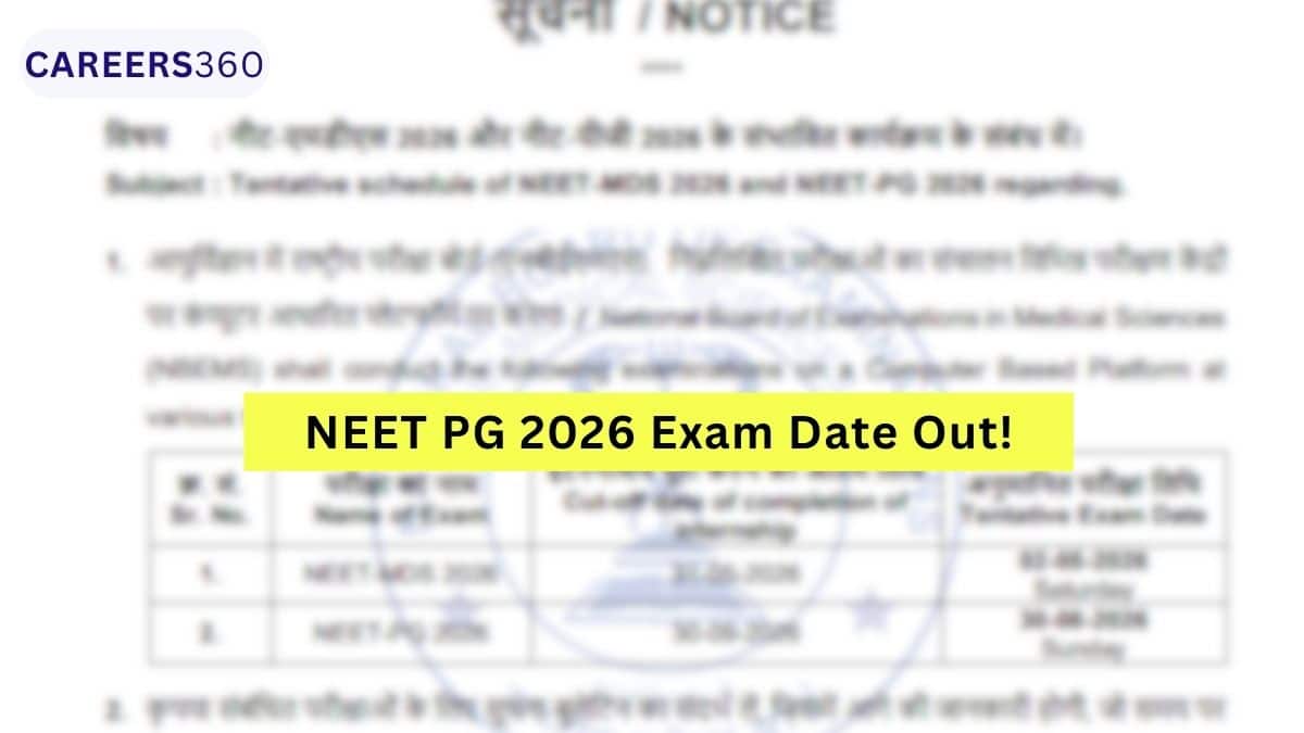 NEET PG 2026 Exam Date Out by NBE