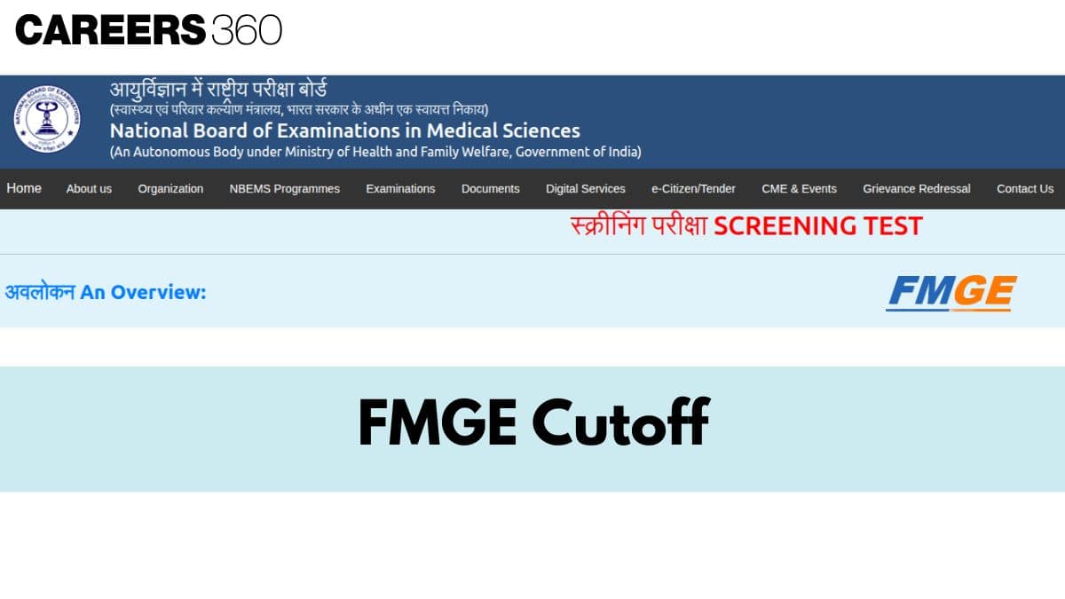FMGE Cutoff 2025 for December Session: January 2026 Exam Qualifying Marks