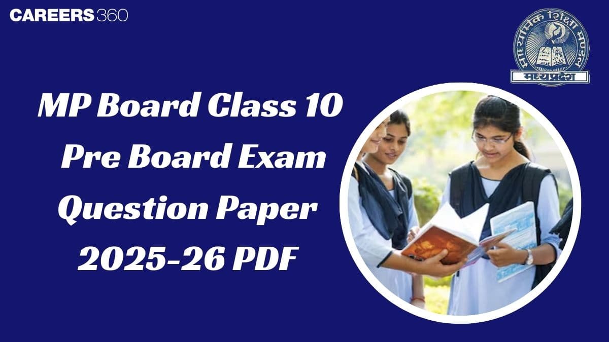 MP Board Class 10 Pre Board Question Paper 2025-26 PDF, Download Answer Key