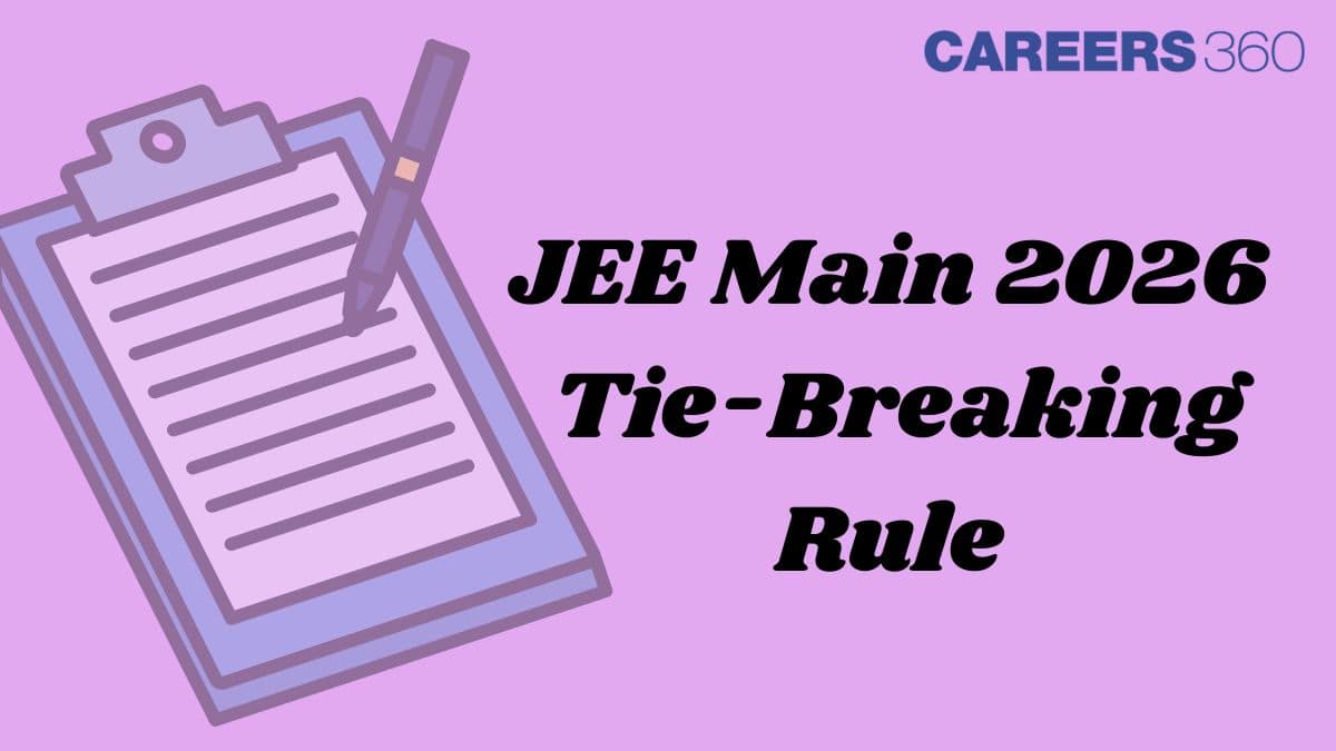 JEE Main Tie-Breaking Rule 2026 by NTA for Paper 1 and 2