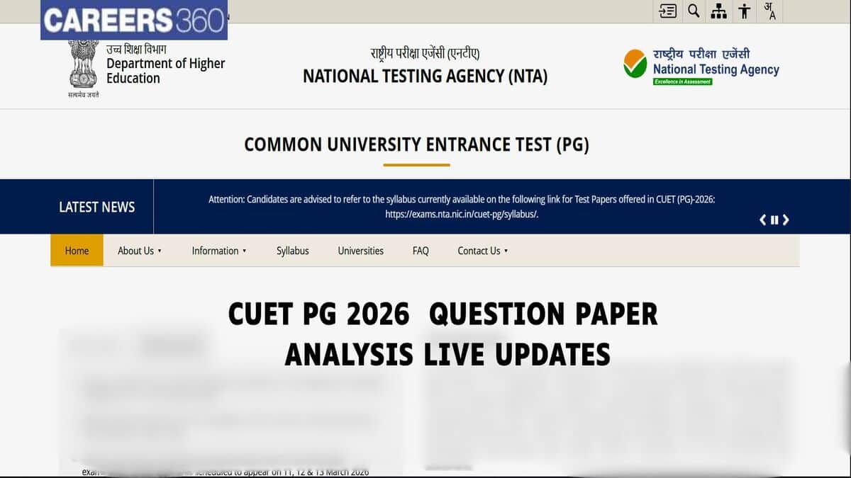CUET PG 2026 Paper Analysis March 10 Live: Forensic Science Question ...