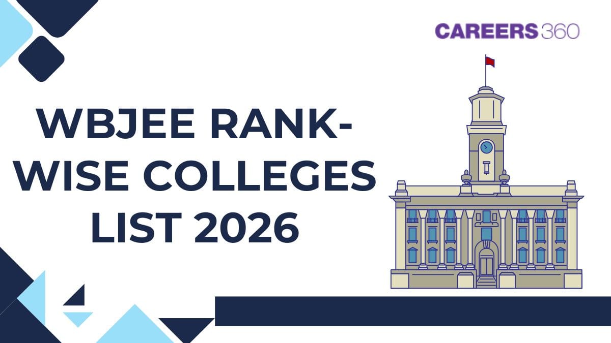 WBJEE Rank Wise Colleges List 2026 - West Bengal JEE Rank vs College