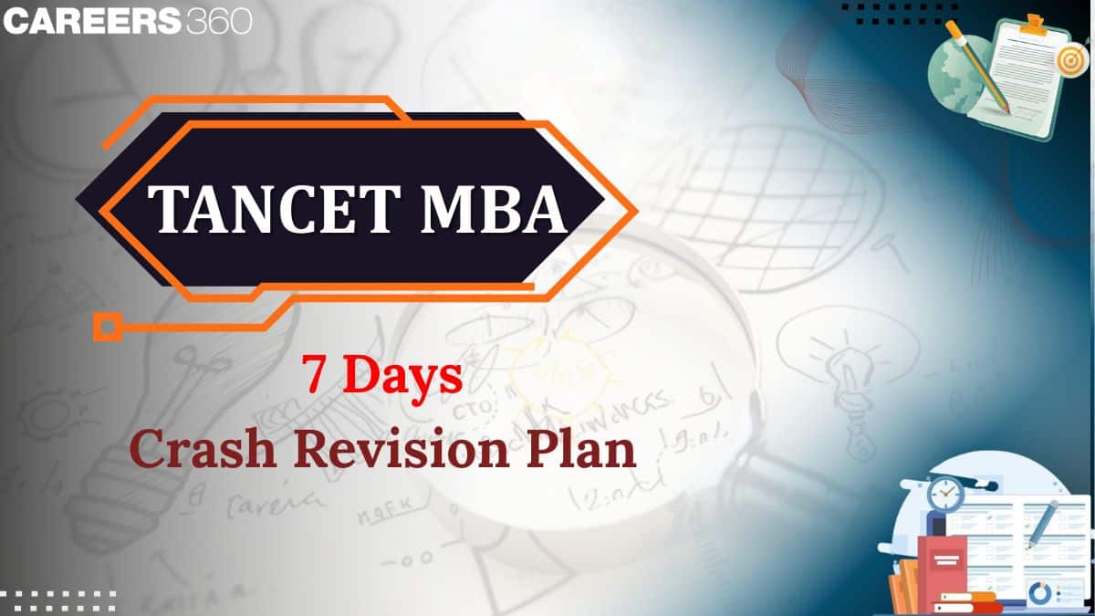 TANCET 2026 7 Day MBA Study Plan: Last Week Strategy & Revision Tips