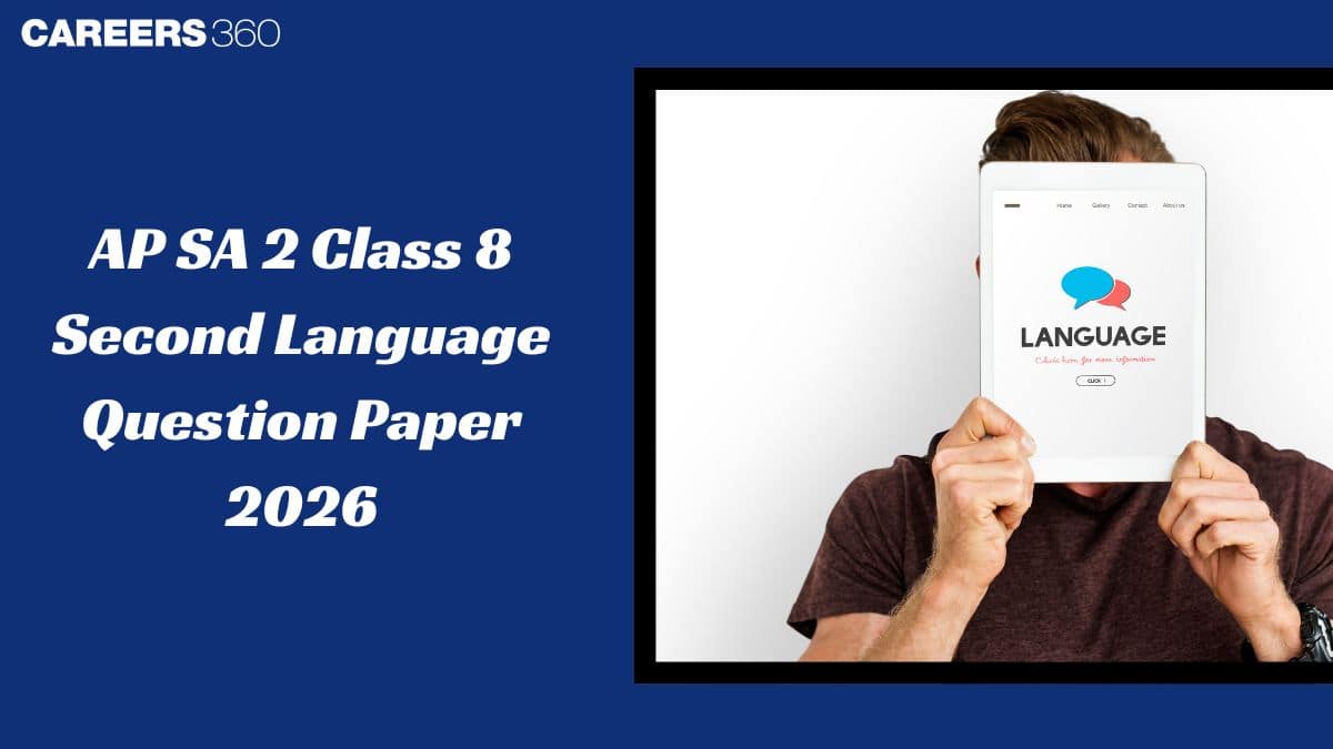 AP SA2 Class 8 Second Language Question Paper 2026 (Hindi, Urdu ...