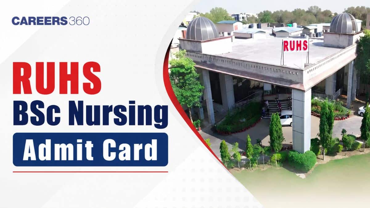 RUHS BSc Nursing Admit Card 2026 (Out): Download Hall Ticket at ruhsraj.org