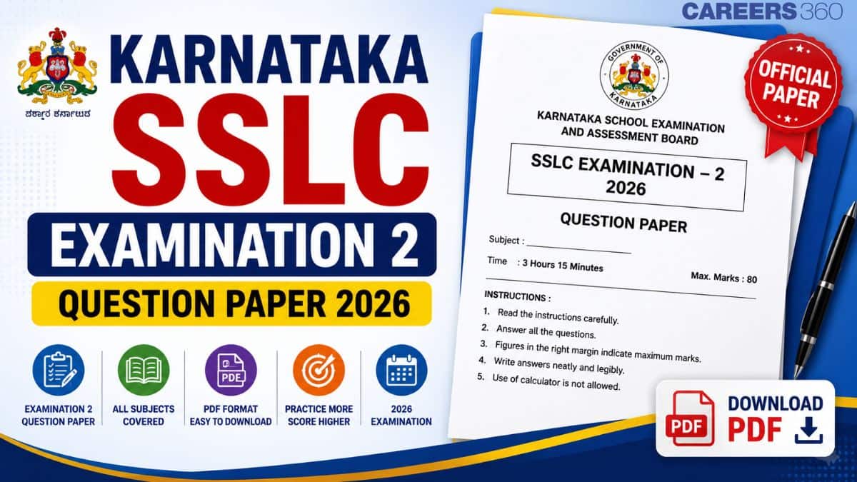 Karnataka SSLC Exam 2 Question Paper 2026 PDF, Subject-wise ...