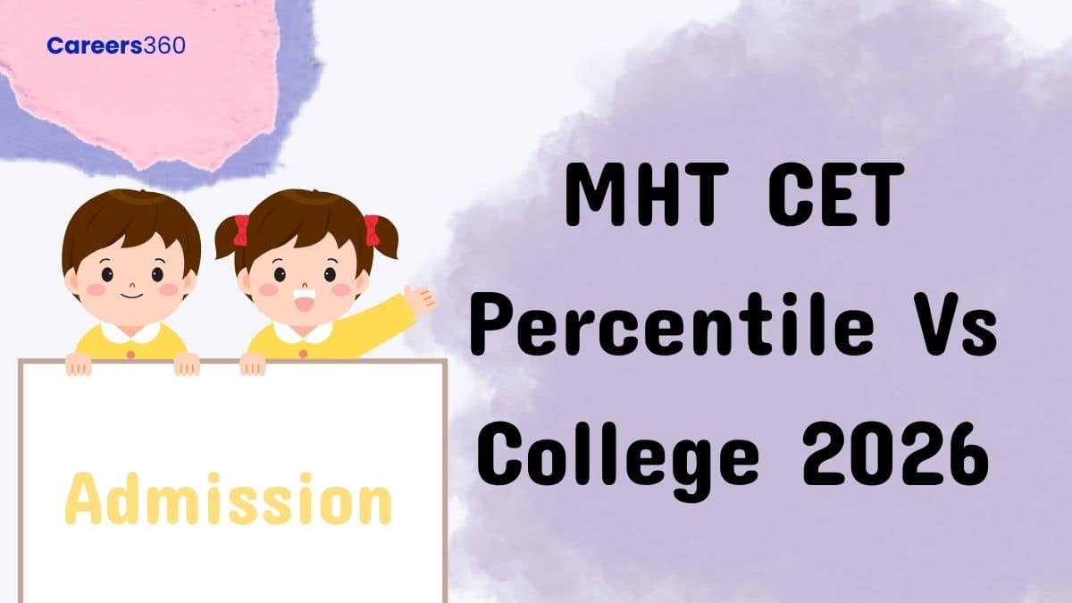 MHT CET Percentile Vs College 2026 - Check Analysis & Admission Chances