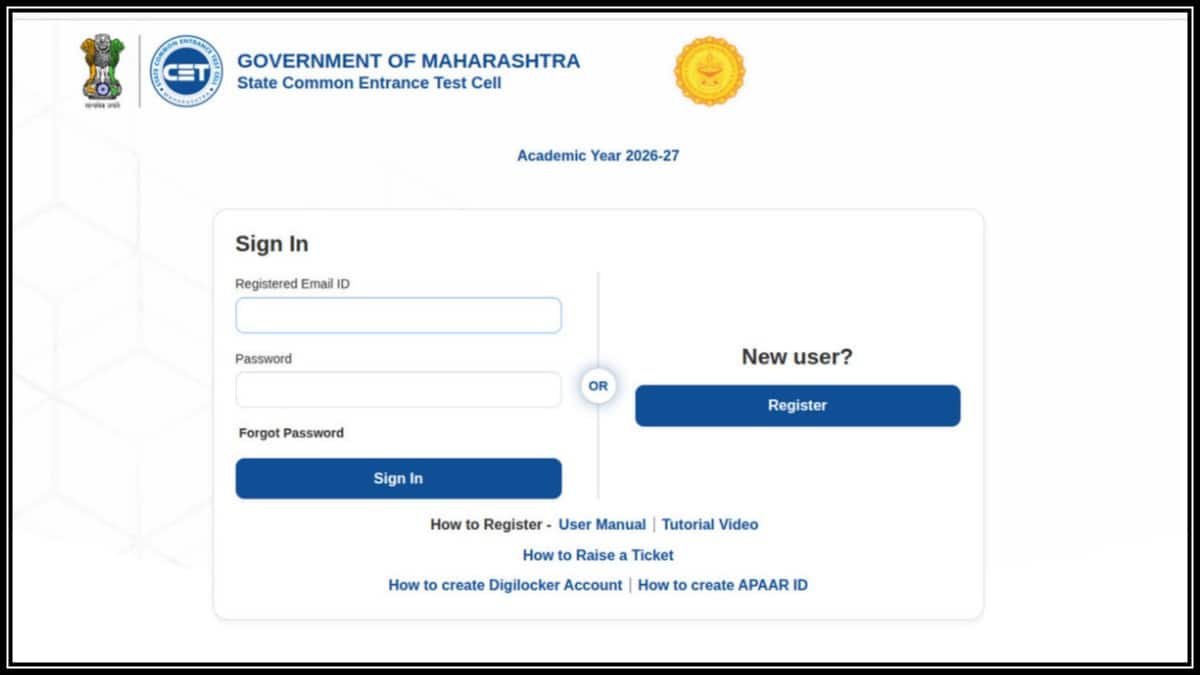 MHT CET 2026 Answer Key 2nd Attempt LIVE: cetcell.mahacet.org PCM ...