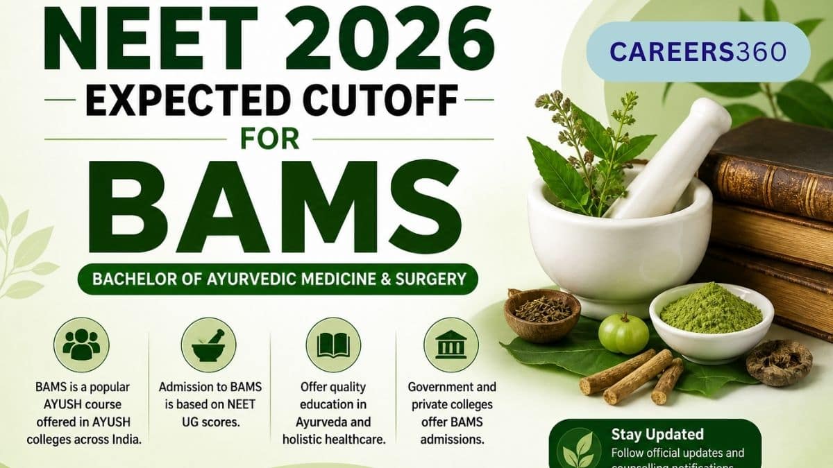 BAMS Expected Cutoff for NEET 2026: Government Colleges Options and ...