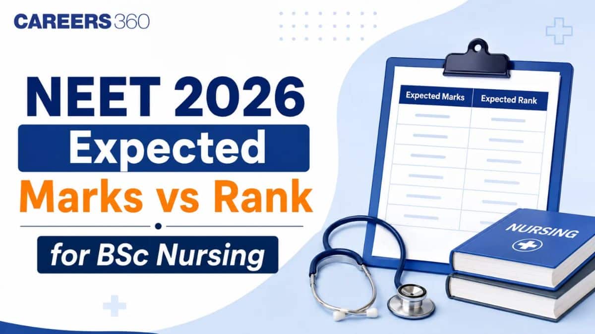 BSc Nursing Expected Marks vs Rank For NEET 2026: Expected Qualifying ...