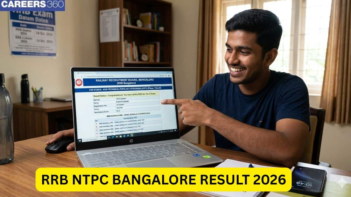 RRB NTPC Bangalore Result 2026 (Out) - Download CBT 1 Graduate Level ...
