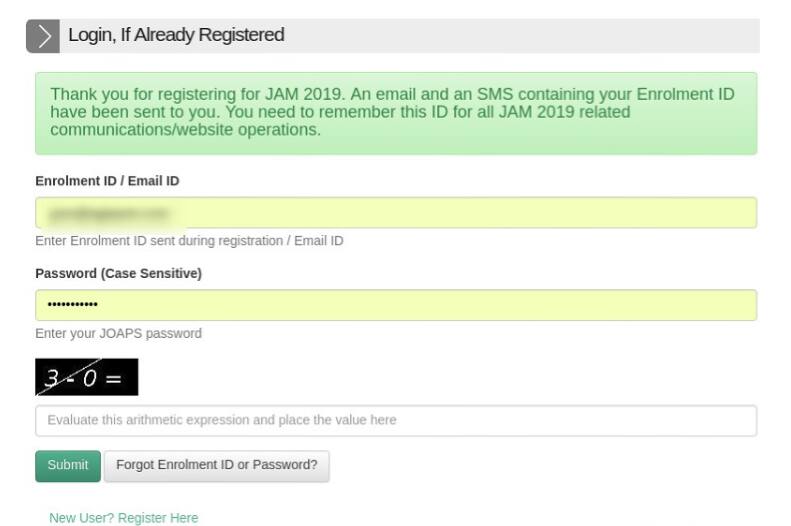 IIT JAM Application Form 2022, Correction Window (Open) - Apply Here!