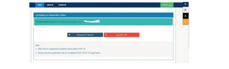 DOST Admission 2021 - Special Phase Registration (Open), Seat Allotment