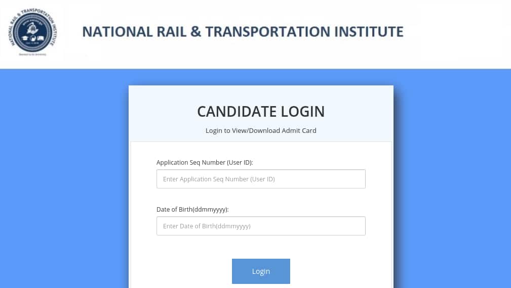 NRTI Admit Card 2021, Hall Ticket - Download Here Online