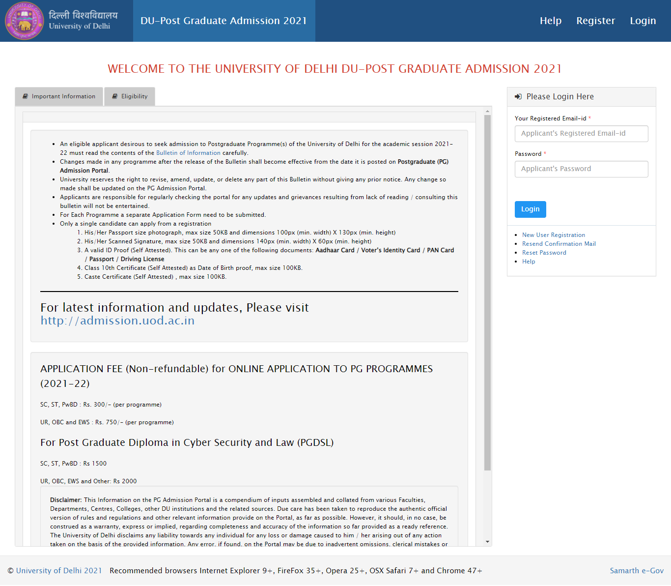 DU PG Application Form 2022 (Correction Window Open): How to Correct DU ...