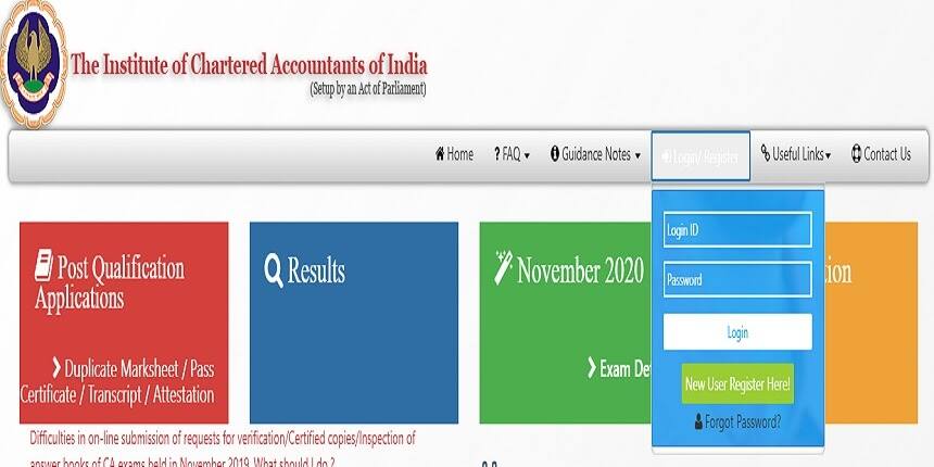 CA Final Admit Card 2021 - Download ICAI CA Hall Ticket @icaiexam.icai.org.