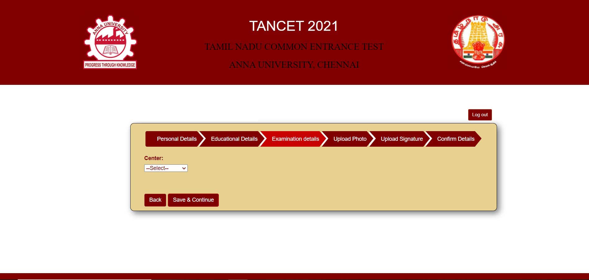 TANCET MBA Application Form 2021 (Correction Started) - Registration ... TANCET MBA Application Form 2021 (Correction Started) - Registration ...