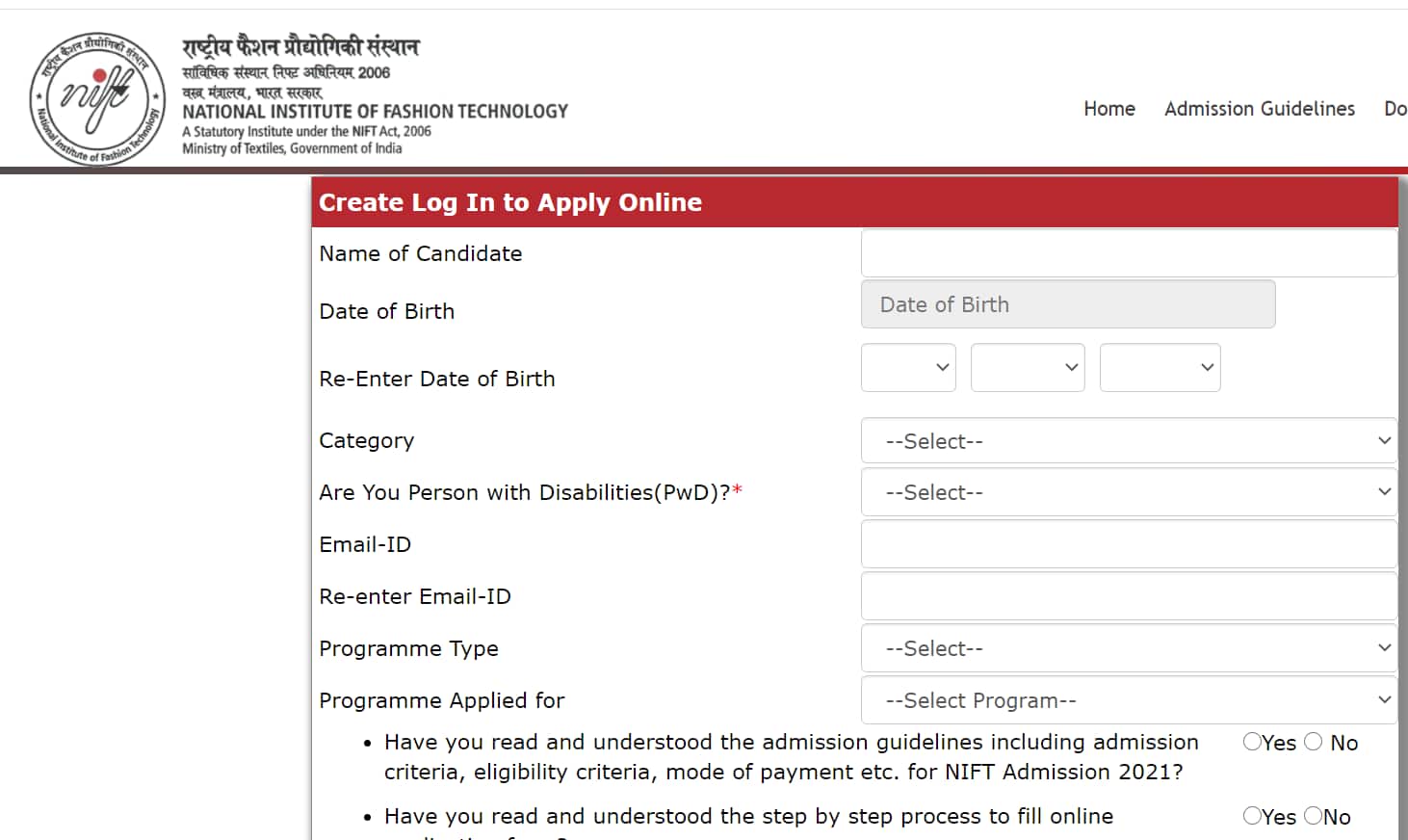NIFT Application Form 2024 (Anytime Soon): Eligibility, Registration ...