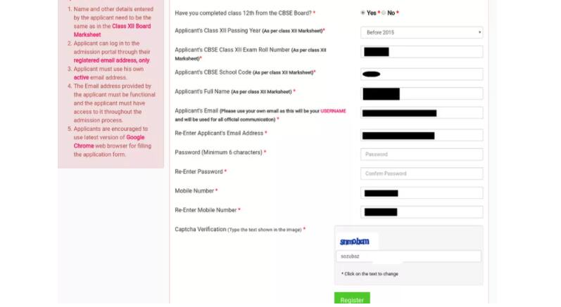 DU Application Form 2021 (Released), UG Registration: Apply Online
