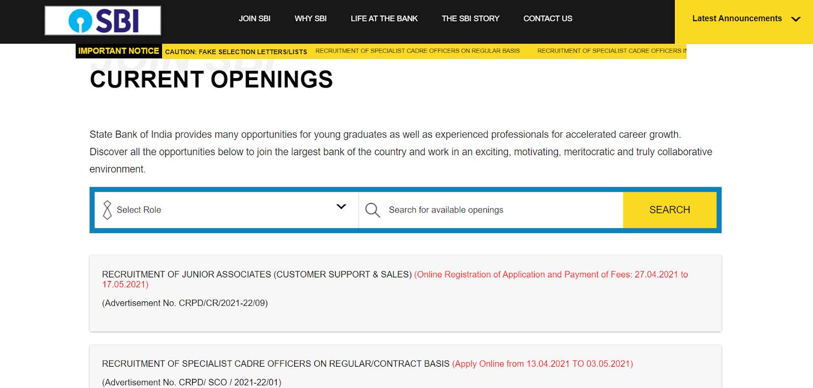 SBI Clerk Application Form 2021 (Closed for 8000 Posts) - Dates, How to ...