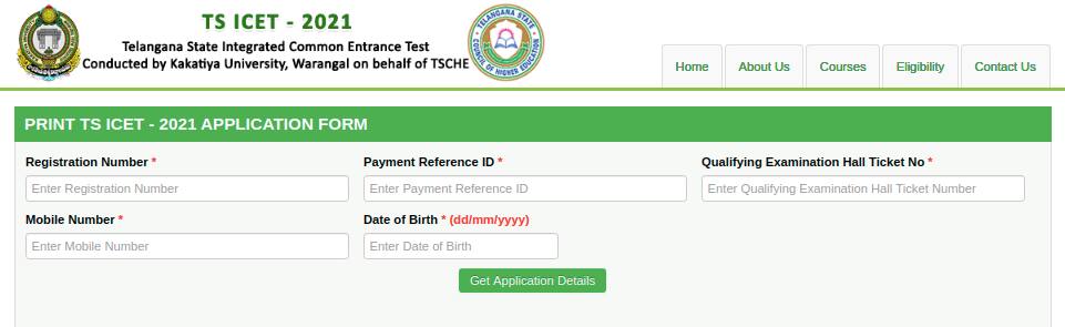 TS ICET 2022: Registration Date (Out), Application Form | Apply Here