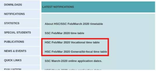 Maharashtra HSC Time Table 2022 (Released) - 12th HSC Exam Date for All ...