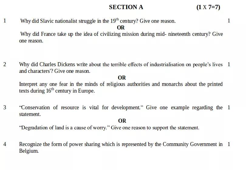 CBSE Class 10 Sample Papers 2022 for All Subjects - Download PDF