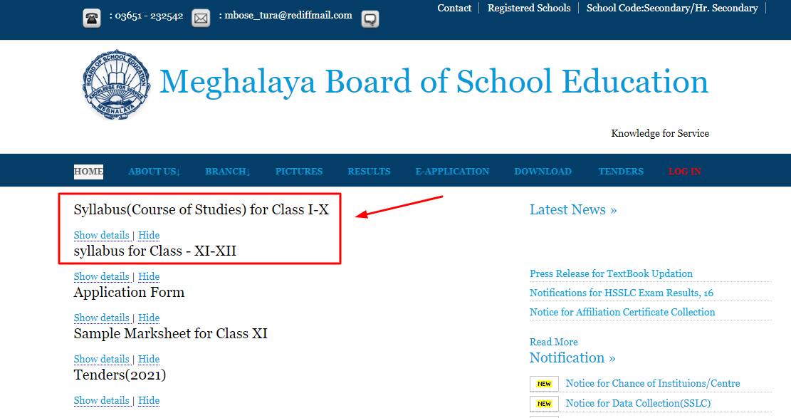 MBOSE Board 2022 - Meghalaya Board Full Form, Official Website, Date ...