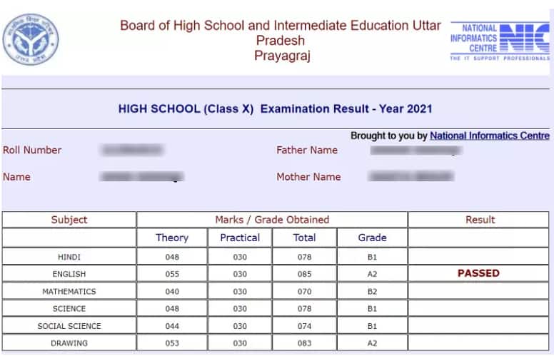 UP Board 10th Result 2023 (Declared) - UPMSP High School Result Check ...