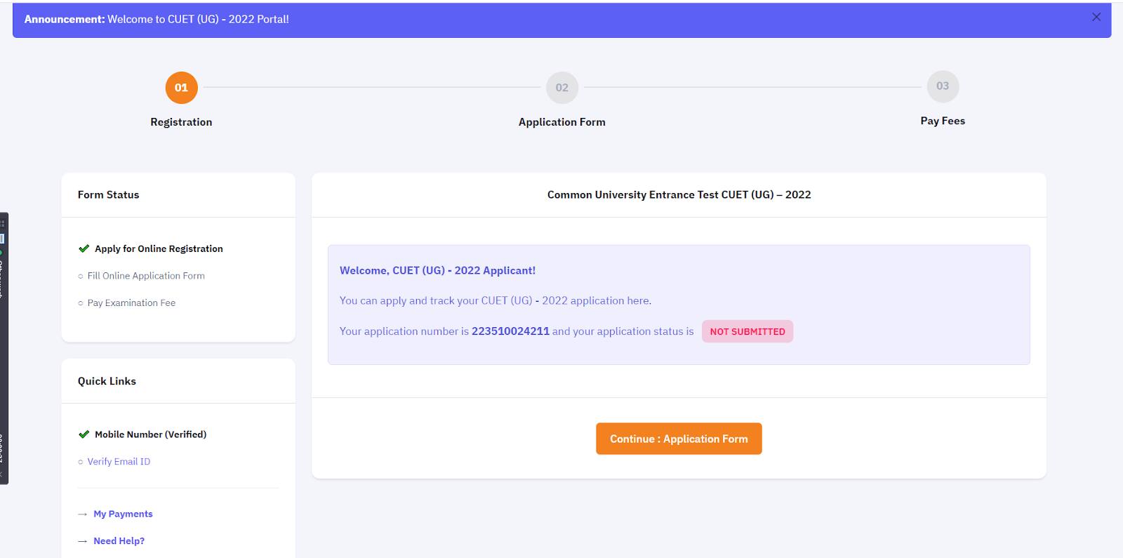How To Fill Cuet Application Form 2023 Step By Step Procedure