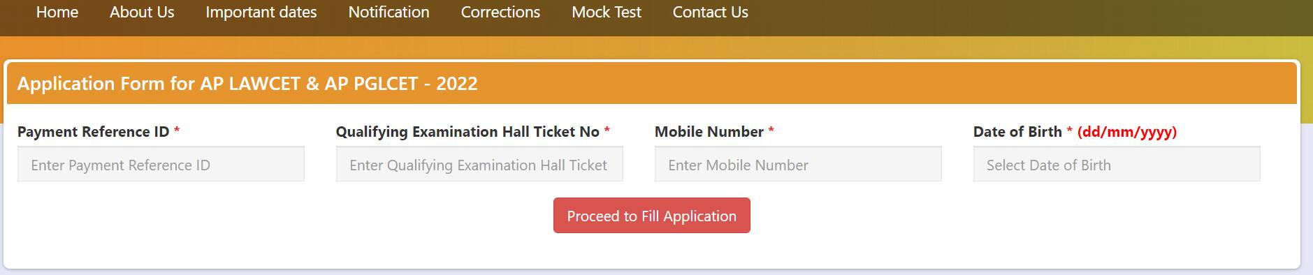 AP LAWCET Application Form 2022 - Steps to Apply Online, Fees, Eligibility