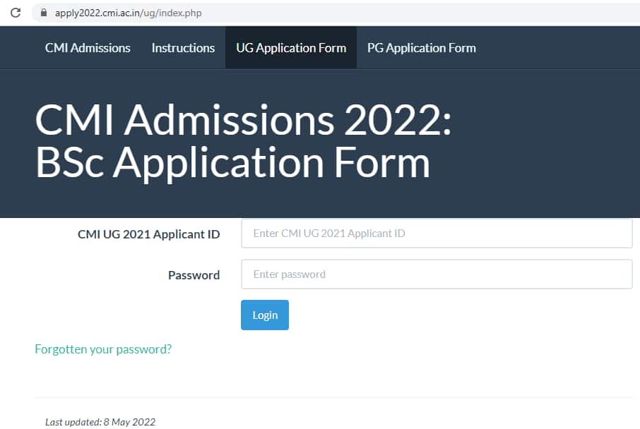 CMI Application Form 2023, Registration (OUT) - Apply Online, How to ...