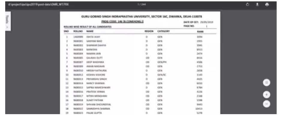 IP University Result 2022 (Declared): GGSIPU B.A, BBA, B.Sc, BDA, MA, M ...