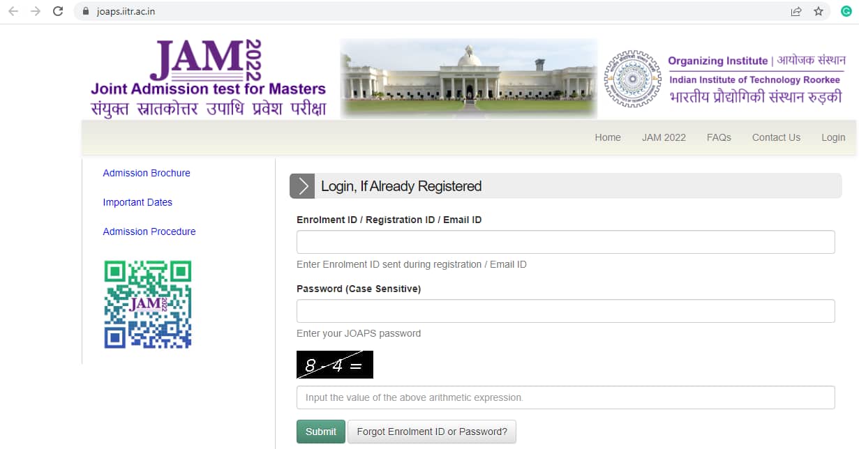 IIT JAM Admit Card 2023: Download Hall Ticket, JOAPS Login