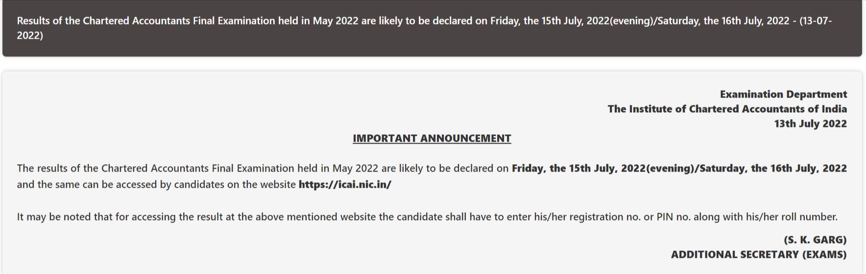 CA Final Result Dec 2022 - Download Scorecard, Passing Criteria, Merit List