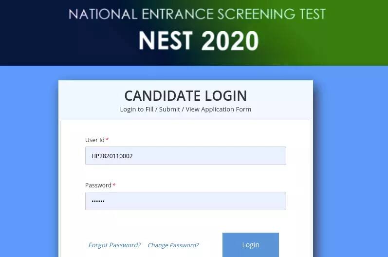 NEST Admit Card 2023: Download Hall Ticket @nestexam.in