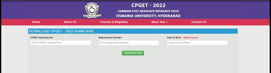 TS CPGET Result 2022 (Declared): Rank Card @cpget.tsche.ac.in, Direct Link