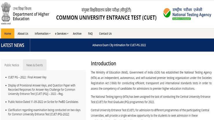 CUET PG Result 2023: Score Card @cuet.nta.nic.in, How to check