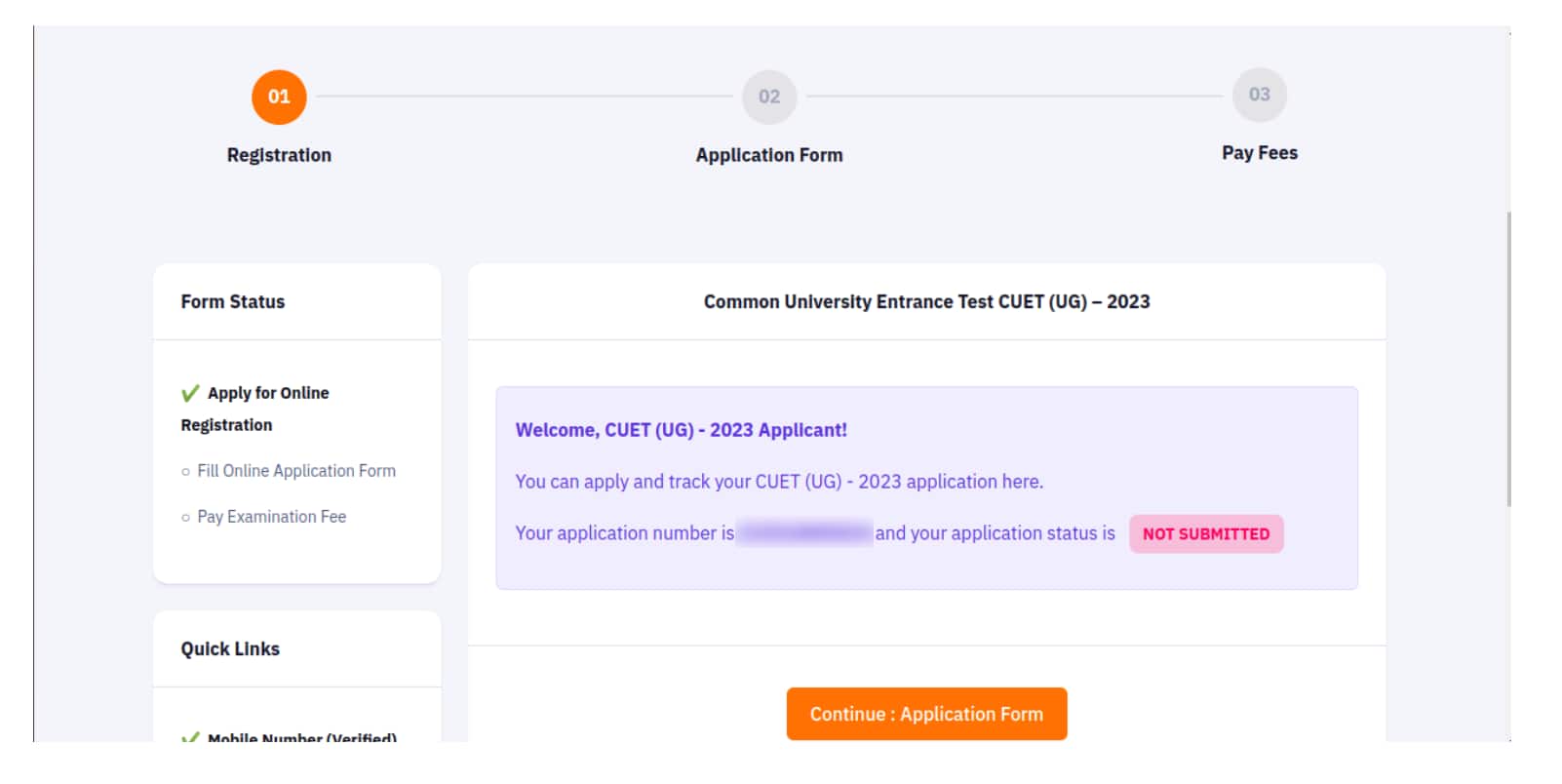 CUET Application Form 2023, Correction Window Reopen : Registration, Fees, How to Apply, Direct Link