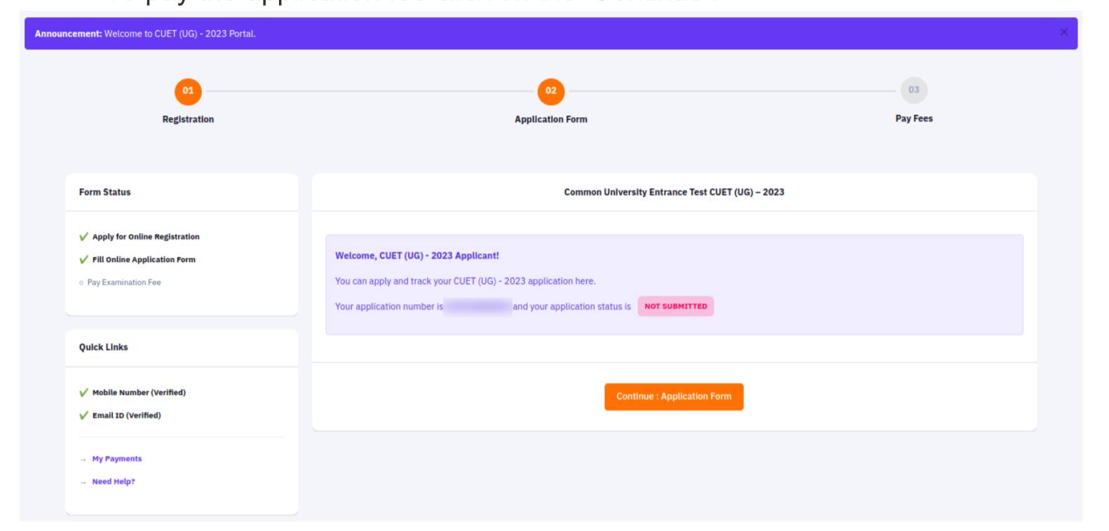 How to Fill CUET Application Form 2023?: Step by Step Procedure for ...