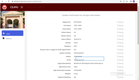 CSJM Kanpur University Admission 2023 (Started): Dates, Registration ...