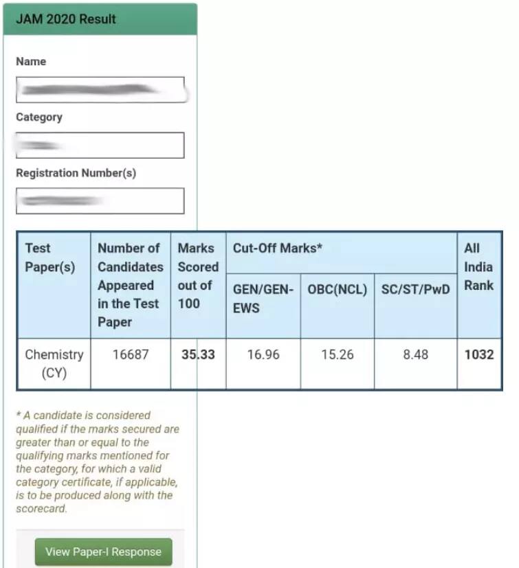IIT JAM Result 2023 (March 22): Download Link, Merit List/Rank List ...