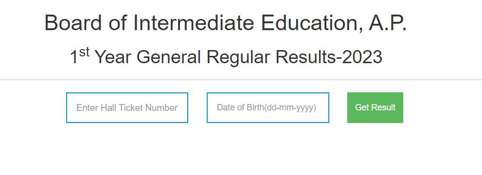 AP Inter 1st Year Results 2023 (Declared) - AP class 11 result @bie.ap ...