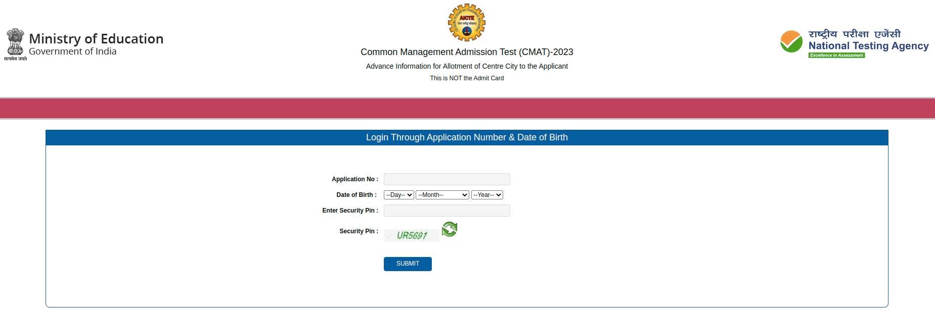 CMAT Exam Centres 2023- State wise Test Centre List