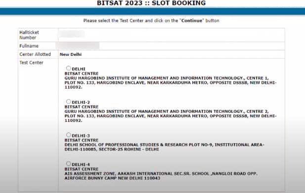 BITSAT Slot Booking 2023 Session 2 (Started) - Direct Link, Change Test ...