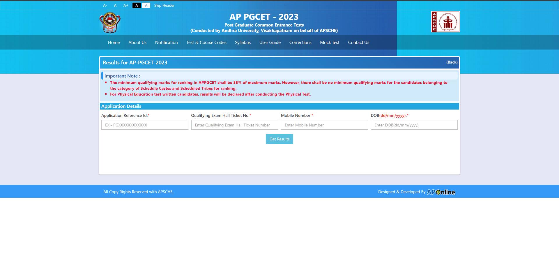 AP PGCET Result 2023 (Declared): Download Link Rank Card @cets.apsche.ap.gov.in